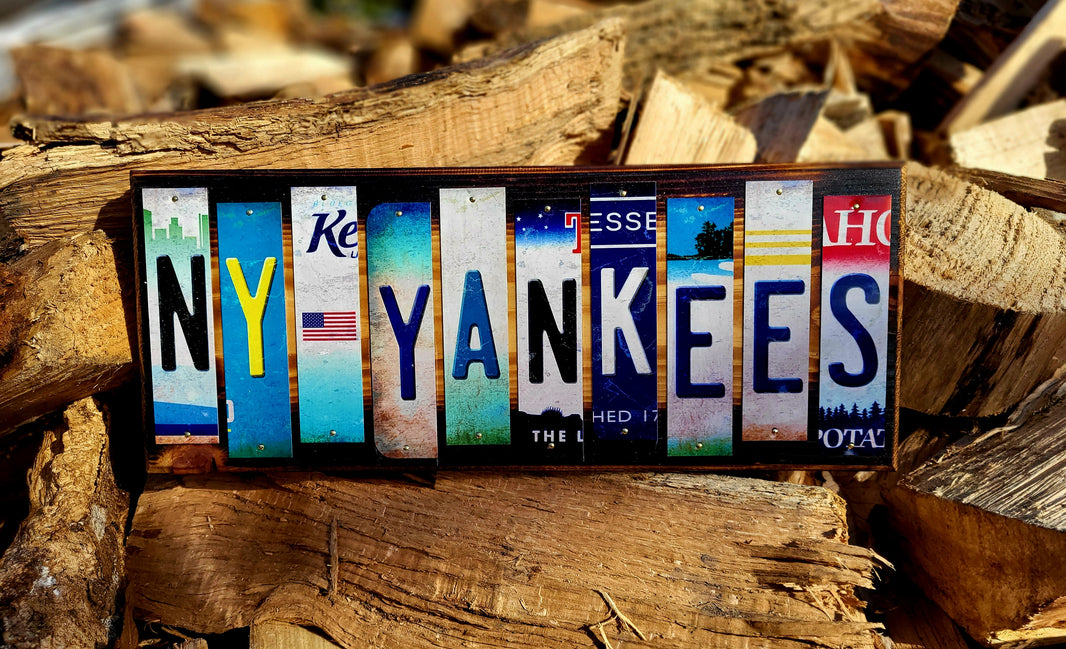 Rustic License Plate Signs – Rustic Signs USA